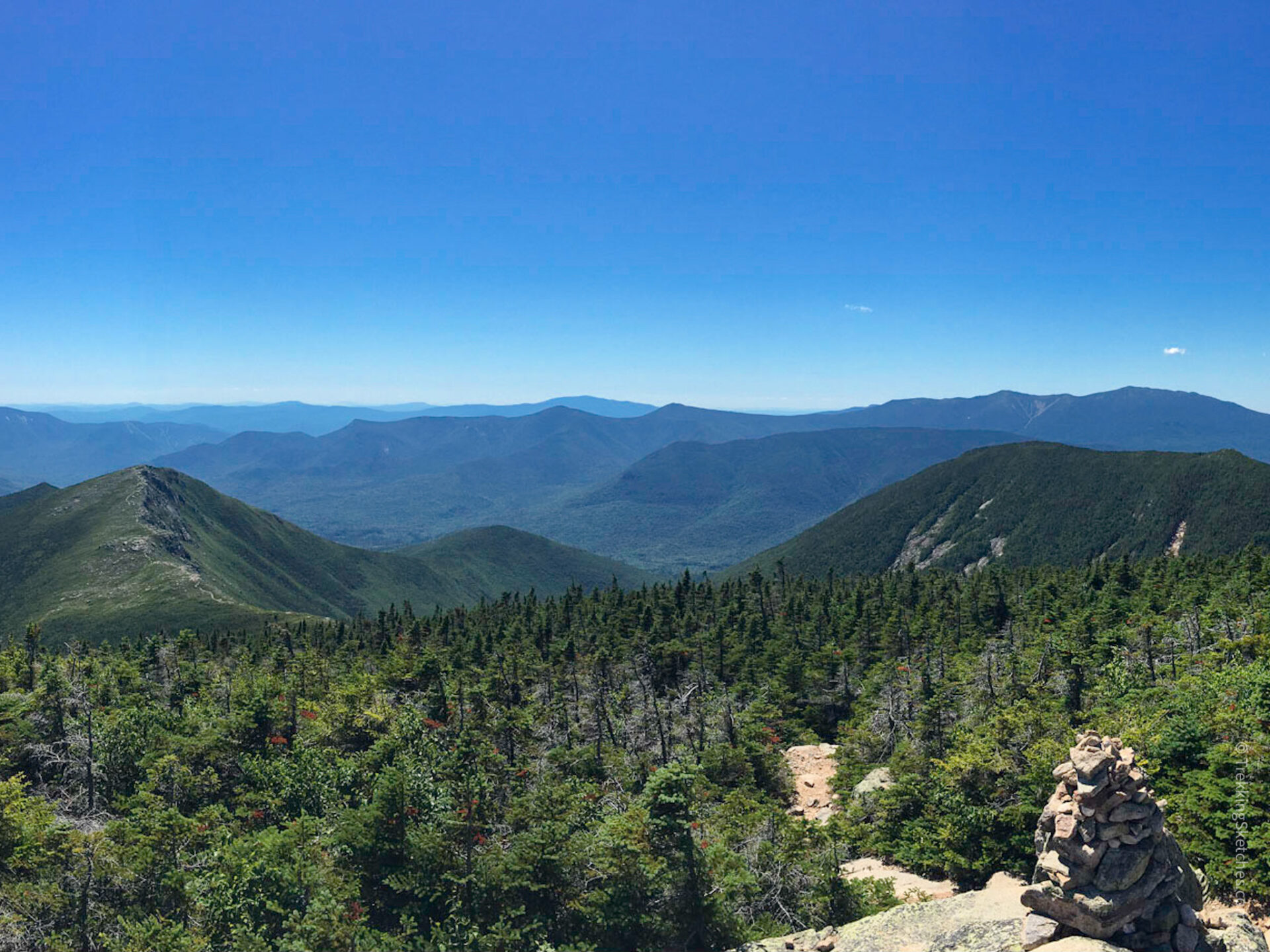 2 day Pemi Loop - Trekking Sketches