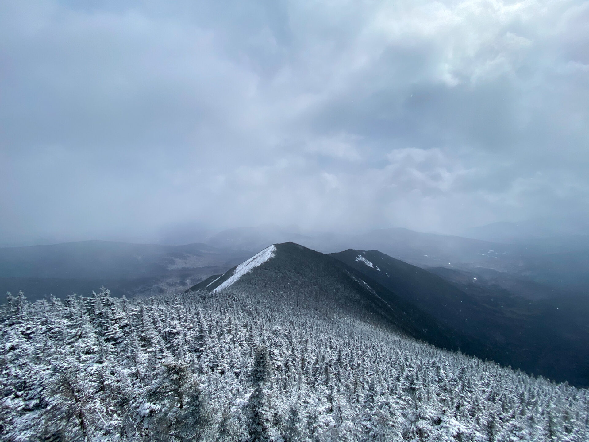 Mount Carrigain in Winter - Trekking Sketches