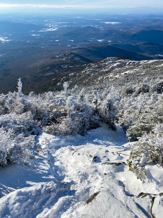 Mount Mansfield in Winter - Trekking Sketches